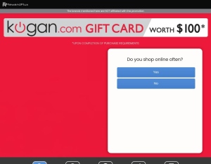 [INCENT] Kogan A$100 Giftcard Sweeps SOI AU - Affiliate Program, CPA Offer - Affplus