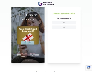 ConsumerTestConnect - Win 100$ Gift Card Desktop/Web US (CPL, DOI ...